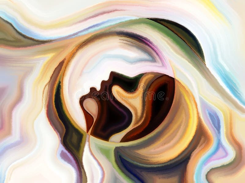 Vivid Inner Paint stock illustration. Illustration of imagination ...