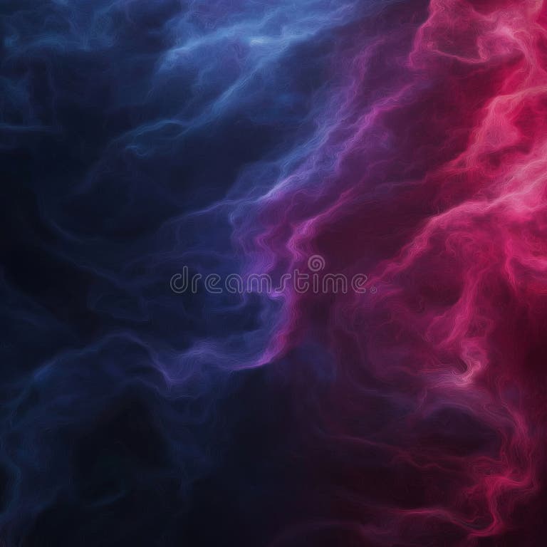 Vivid Abstract Energy Flow in Blue and Red Hues with Dynamic Wave ...
