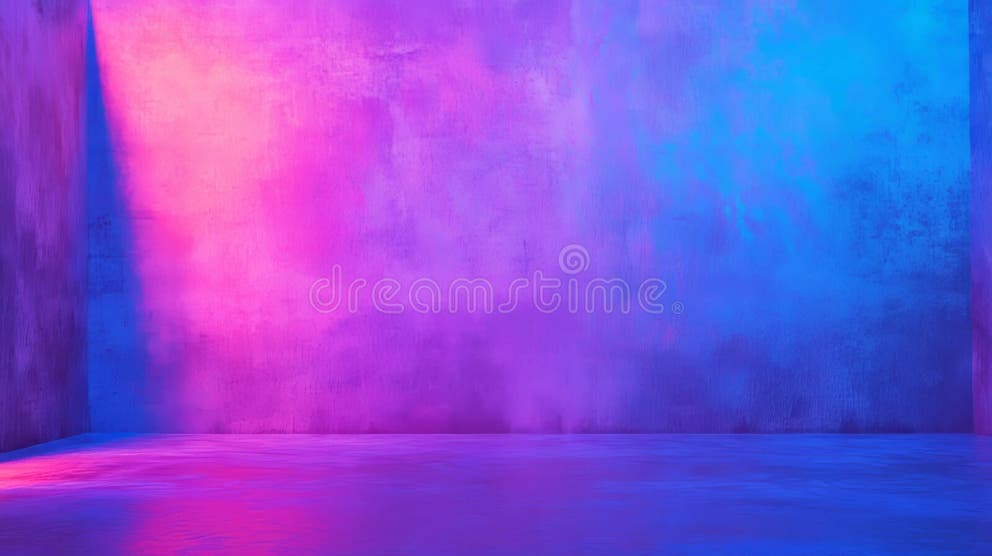 Vivid Iridescent Violet and Blue Wall Texture for Creative Design ...