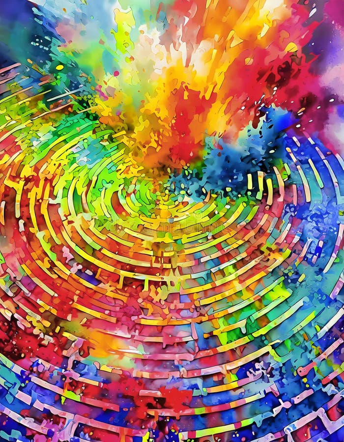 Vivid labyrinth stock illustration. Illustration of vivid - 312165601