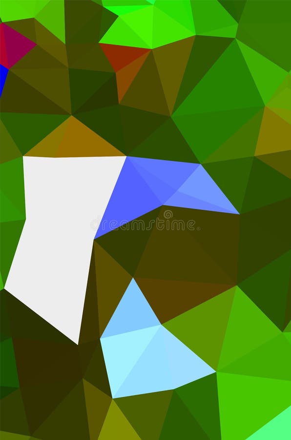 Vivid Light Green Vector Low Poly Crystal Background. Design Pattern ...