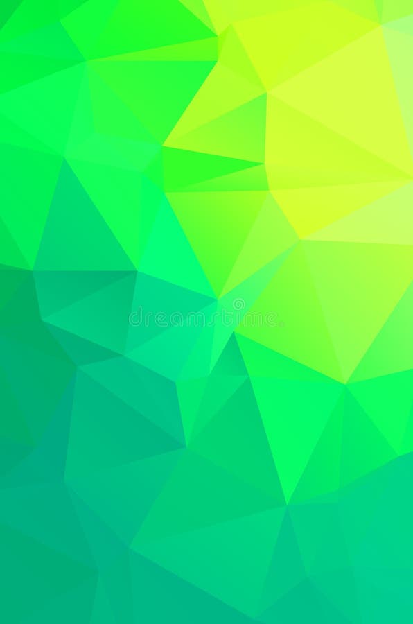 Vivid Light Green Vector Low Poly Crystal Background. Design Pattern ...