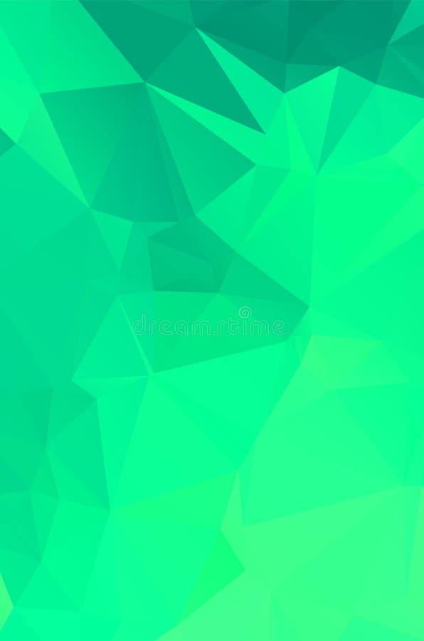 Vivid Light Green Vector Low Poly Crystal Background. Design Pattern ...