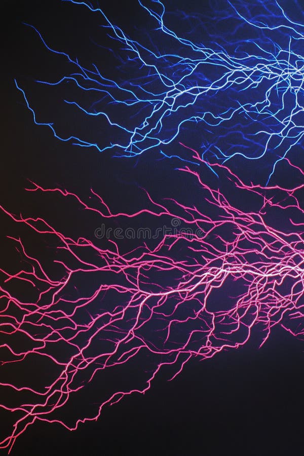 Vivid Lightning Bolt Patterns for High-energy Concert Posters. Stock ...