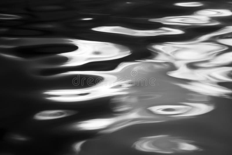 Vivid Lights of the Lake Sunset with Long Exposure Effect. Balck and ...