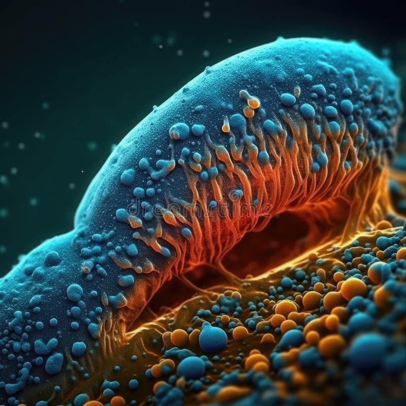 Vivid Microscopic View of Protozoa for Educational Materials. Stock ...