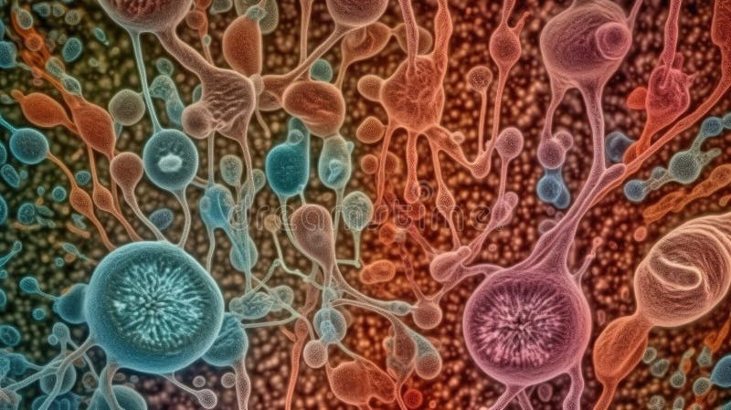 Vivid Microscopic View of Urinary System Cells for Medical ...