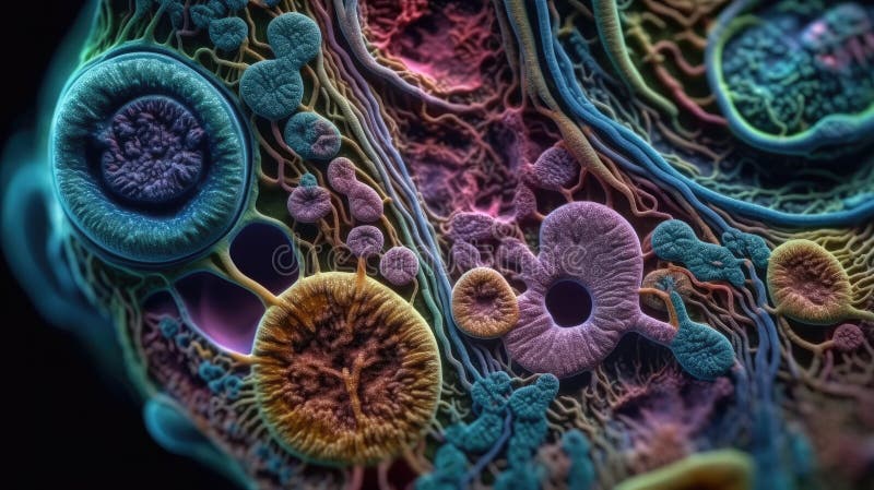 Vivid Microscopic View of Urinary System Cells for Medical Research ...