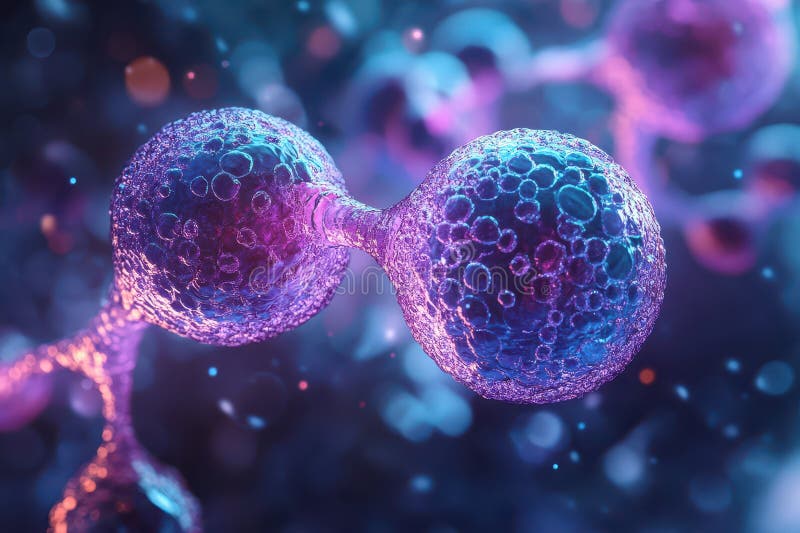 Vivid Molecular Structures in Science Stock Image - Image of ...