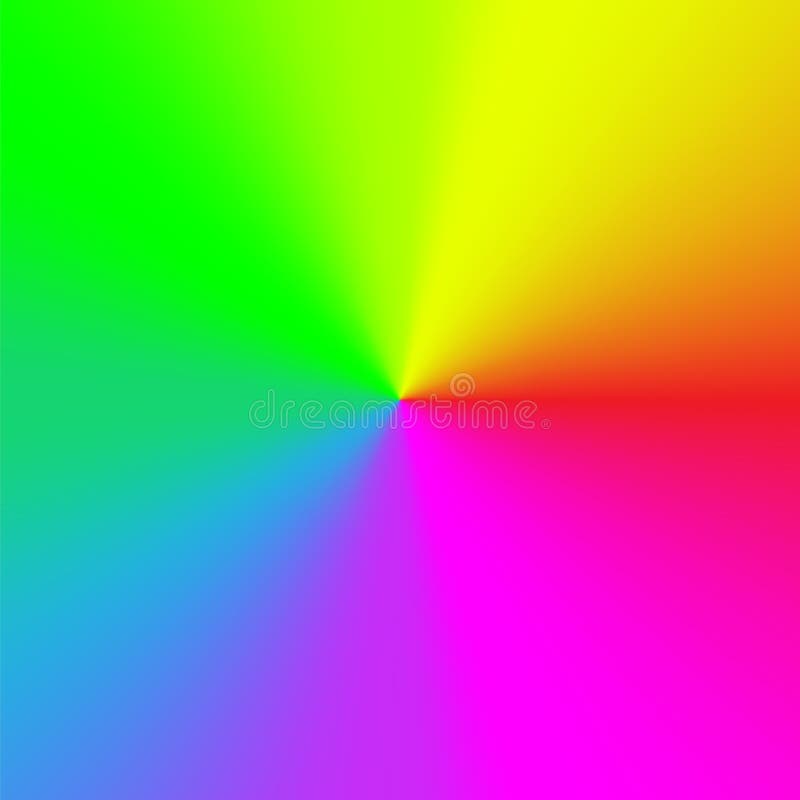 Vivid Multicolor Gradient Radial Background with Vibrant Rainbow Hues ...