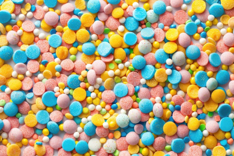 Colorful Abstract Background with Multicolored Candy Sprinkles ...