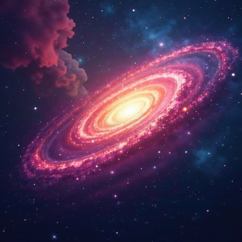 Vivid Nebula Swirls, Cosmic Dust, Distant Starlight , Night Sky ...