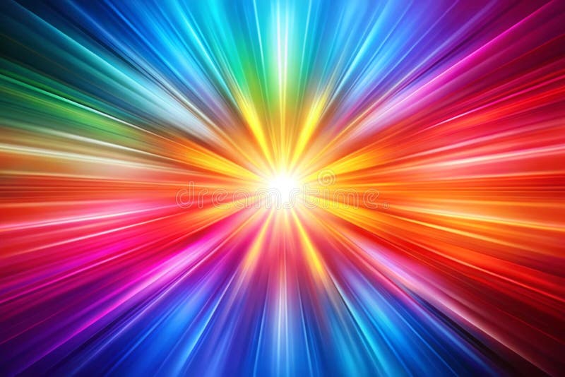 Vivid Neon Color Gradient Abstract Background with Light Prism Effect ...