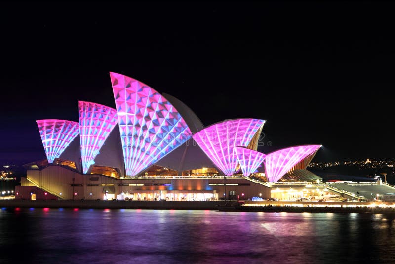 Vivid Opera House editorial photo. Image of south, opera - 19682376