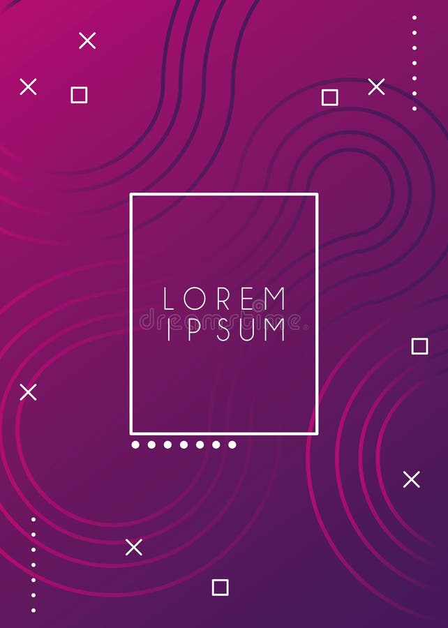 Vivid Paint Color Purple with Square Frame Background Stock Vector ...