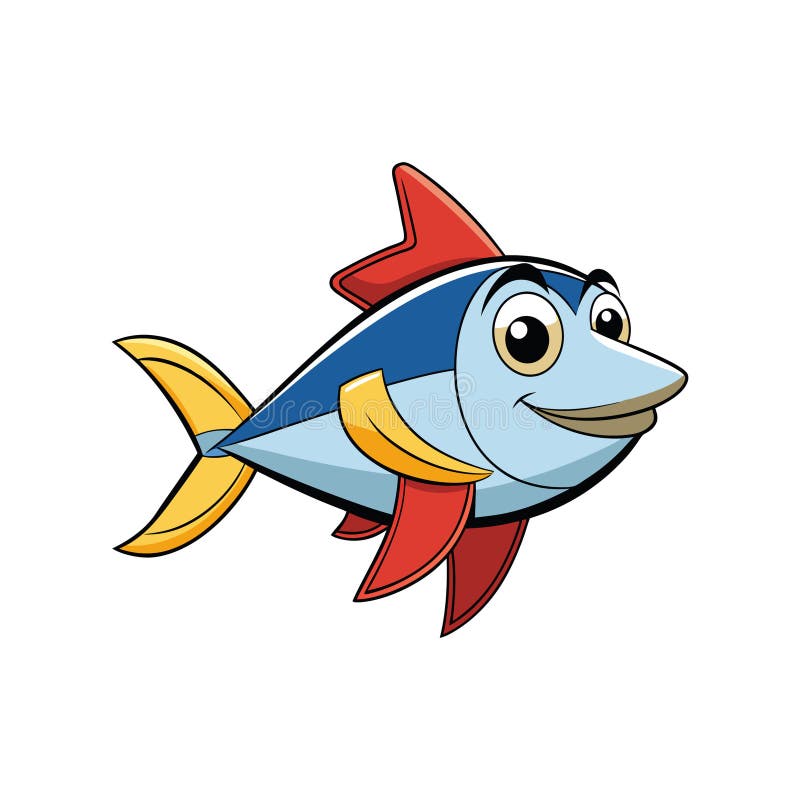 Vivid Pilotfish Fish Artwork Featuring Realistic Colors Stock ...