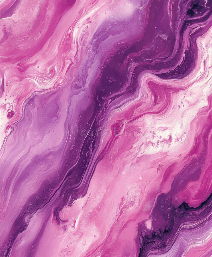 Vivid Pink Purple Fluid Art Swirling Patterns Textures Stock Photos ...