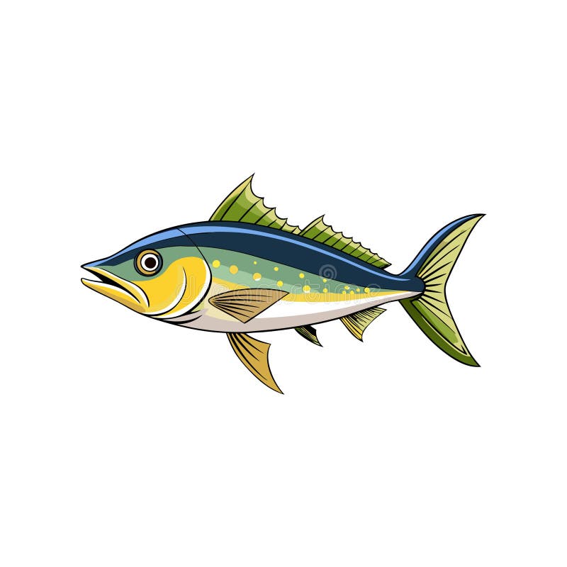 Vivid Pollock Artwork Featuring Realistic Colors Stock Illustration ...