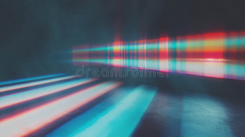 Vivid Prismatic Wall Texture with Dynamic Rainbow Light Reflections ...