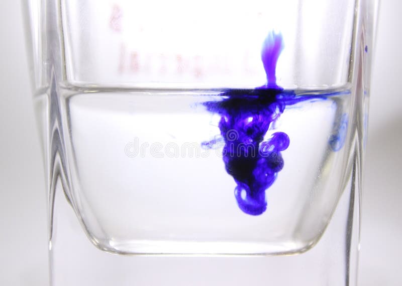 Vivid Purple Ink Diffusion in Water - Abstract Liquid Art Stock Image ...