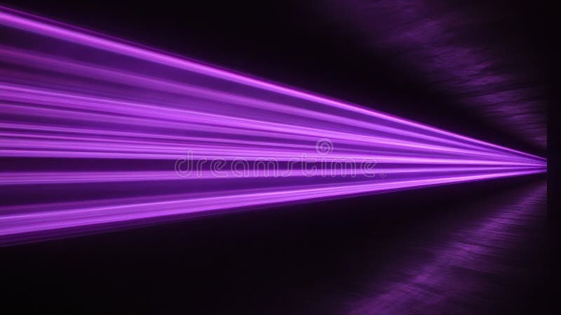 Powerful Purple Laser Beams Creating Abstract Light Pattern Stock ...