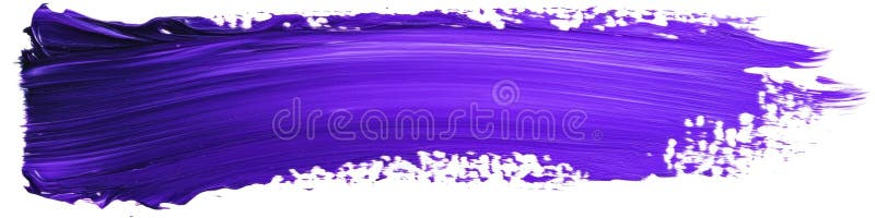 Vivid Purple Paint Brush Stroke for Artistic Projects and Design ...