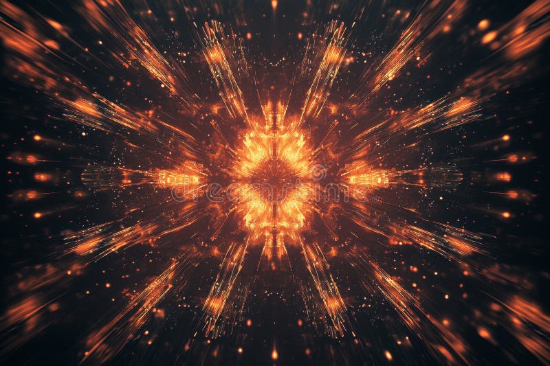 Vivid Radial Shades Emanate from a Central Point, Crafting a Dynamic ...