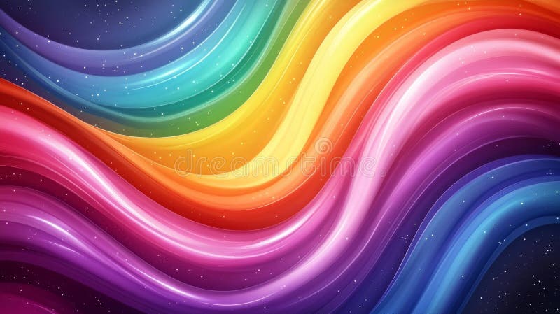 A Vivid Rainbow Gradient Background with a Soft, Blurred Texture, Embodying Diversity and ...
