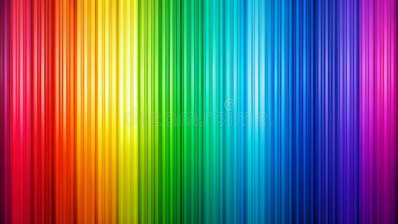 A Vivid Rainbow Gradient Background with Vertical Stripes and Smooth ...