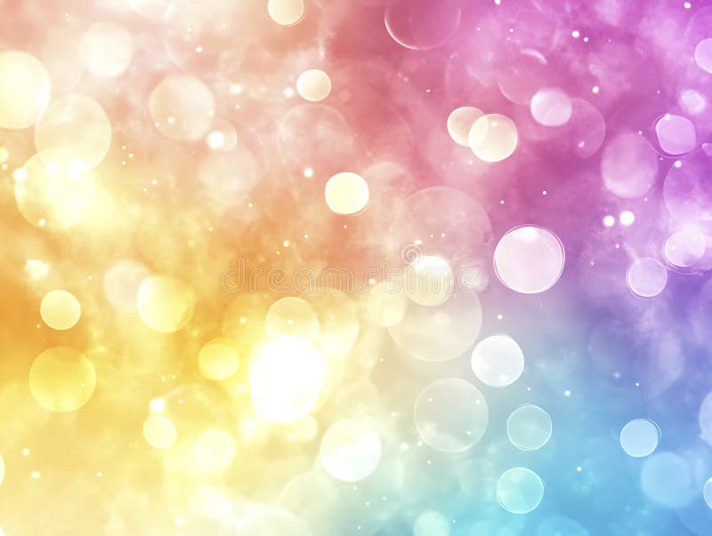 Vivid Rainbow Splash with Bold Colorful Patterns Stock Illustration ...