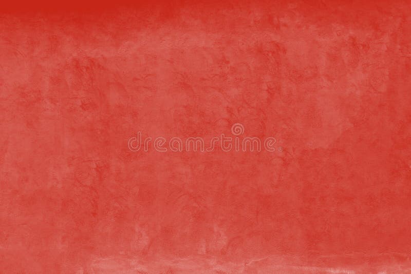 Vivid Red Color Coarse Facade Wall Stock Image - Image of imperfections ...
