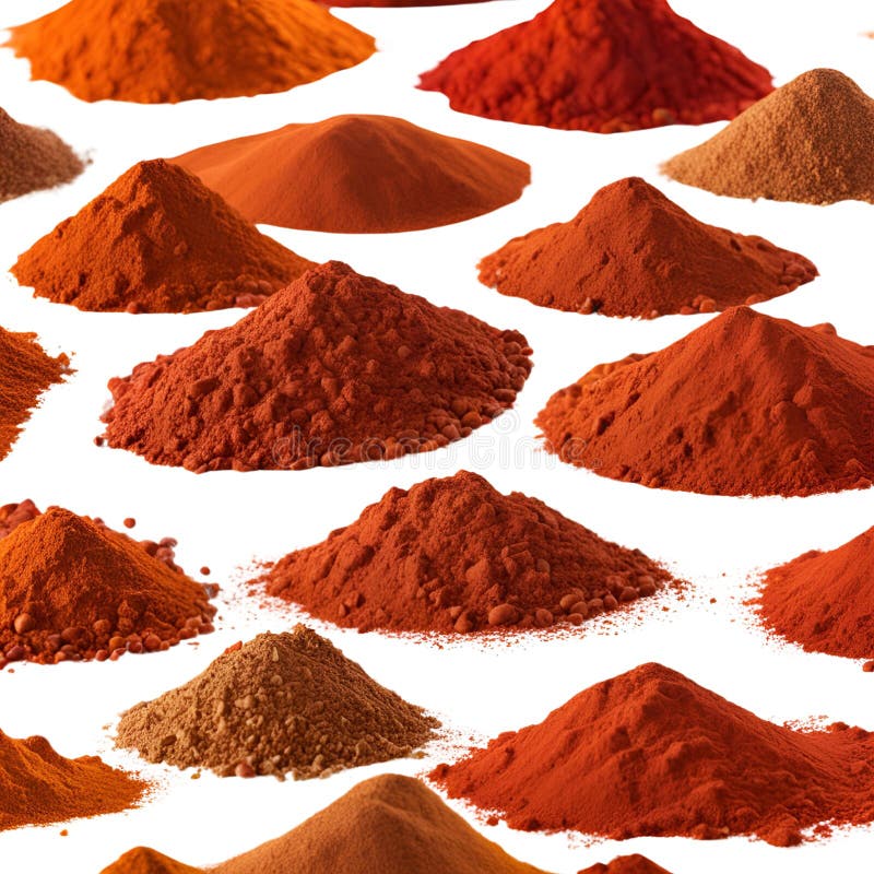 Vivid Red, the Essence of Chili Powder Stock Illustration ...
