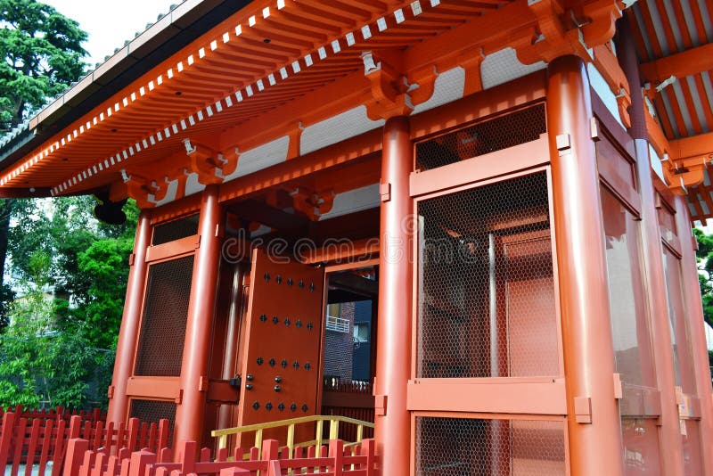 A Vivid Red Gate stock photo. Image of asian, vivid, tokyo - 24237072