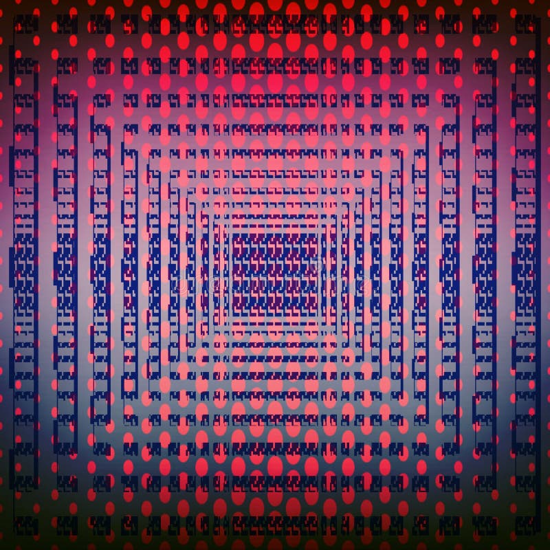 Vivid Red Spotted Pattern Coloured Purple Grid Pattern and Design Stock ...