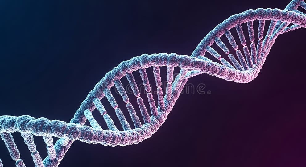 Molecular Structure of DNA Showcasing Intricate Double Helix Design ...