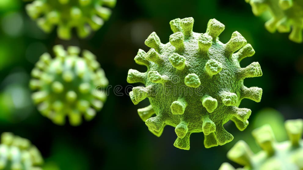 Vivid Representation of Virus, Showcasing Its Structure and Details ...