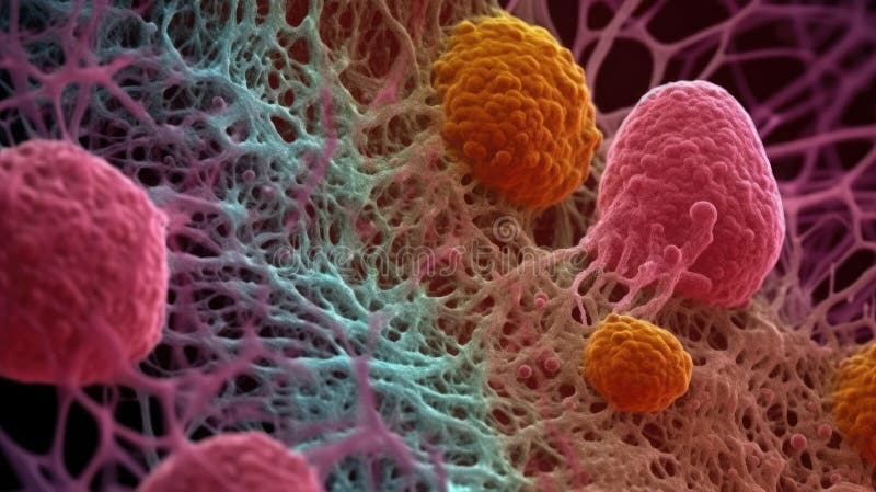 Vivid Respiratory System Cells in 4K Microscopic View. Perfect for ...