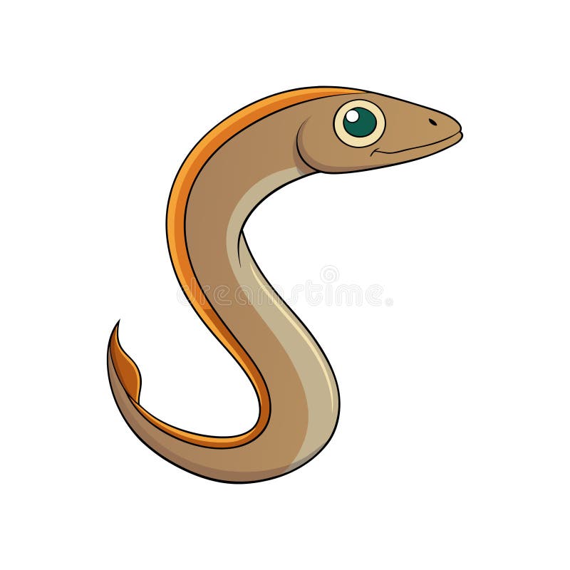 Vivid Sand Eel Fish Artwork Featuring Realistic Colors Stock ...