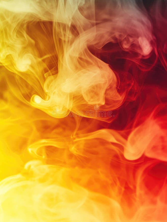 Vivid Smoke Visual with Gradient Background Stock Image - Image of heat ...