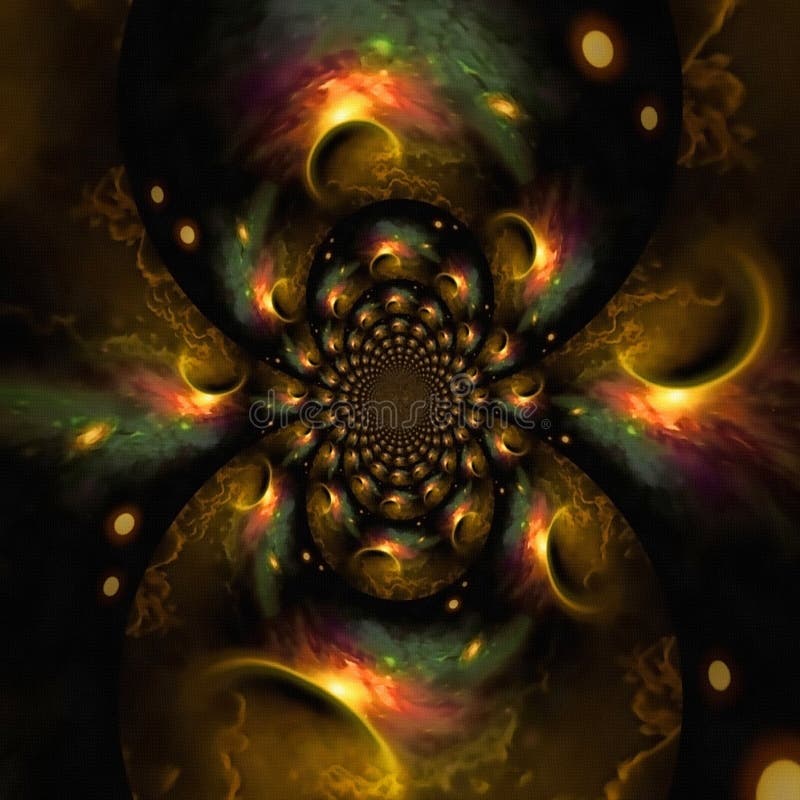 Space Fractal stock illustration. Illustration of light - 8722799