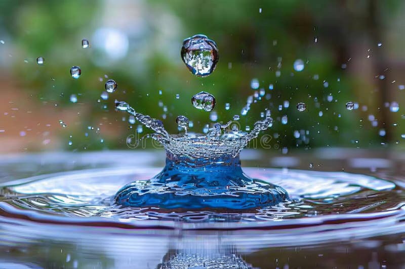 Vivid Splash of Turquoise Water Isolated on a Crisp White Background ...