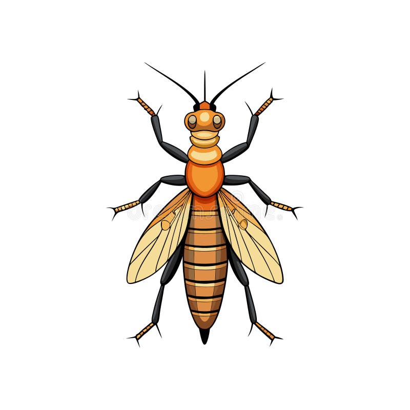 Vivid Stonefly Artwork Highlighting Its Unique Features Stock Photo ...