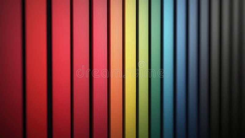 Vivid Stripes of Color Transitioning from Red To Blue in a Dynamic ...