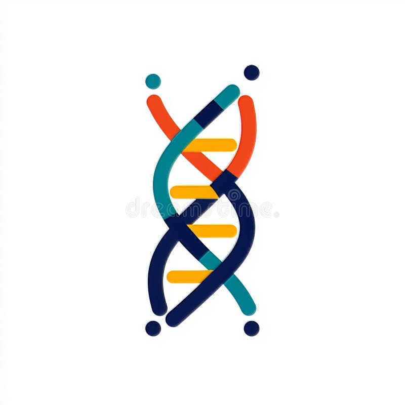 A Vivid, Stylized Image of a DNA Double Helix, Symbolizing the Fields ...
