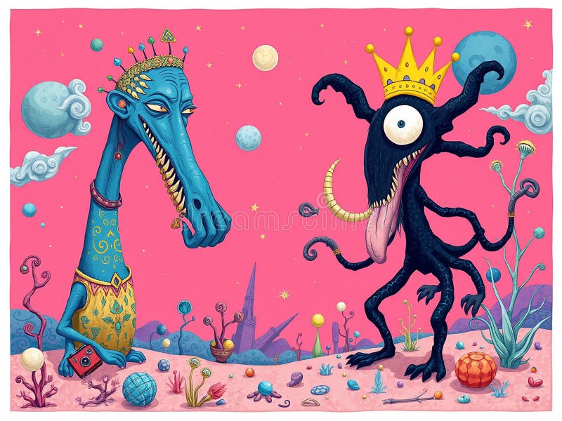 Strange Main Creatures Stock Illustrations – 4 Strange Main Creatures ...