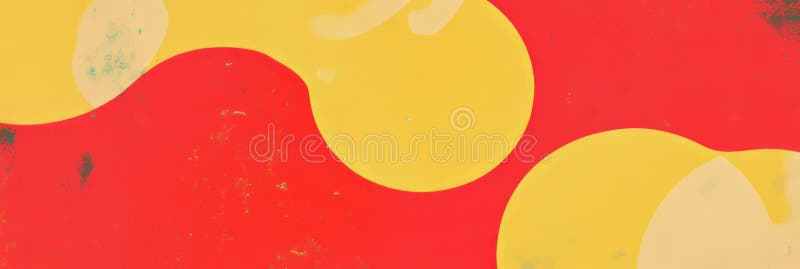 Vivid Texture Display with Contrasting Mottled Red and Yellow Patterns ...