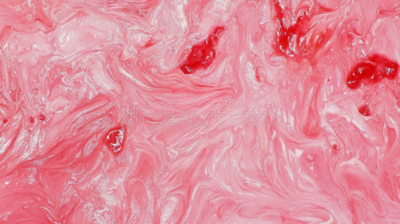 Vivid Texture of Salmonberry Jam with Tartness in Abstract Chaos Stock ...