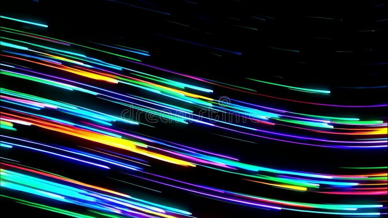 Vivid Waves of Visual Space Stock Footage - Video of illusion, space ...