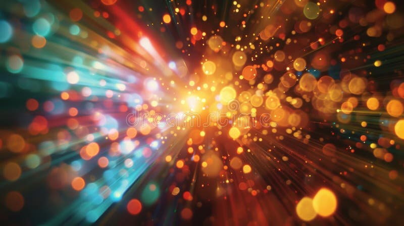 A Vividly Bright Explosion the Result of Photons Being Released from ...