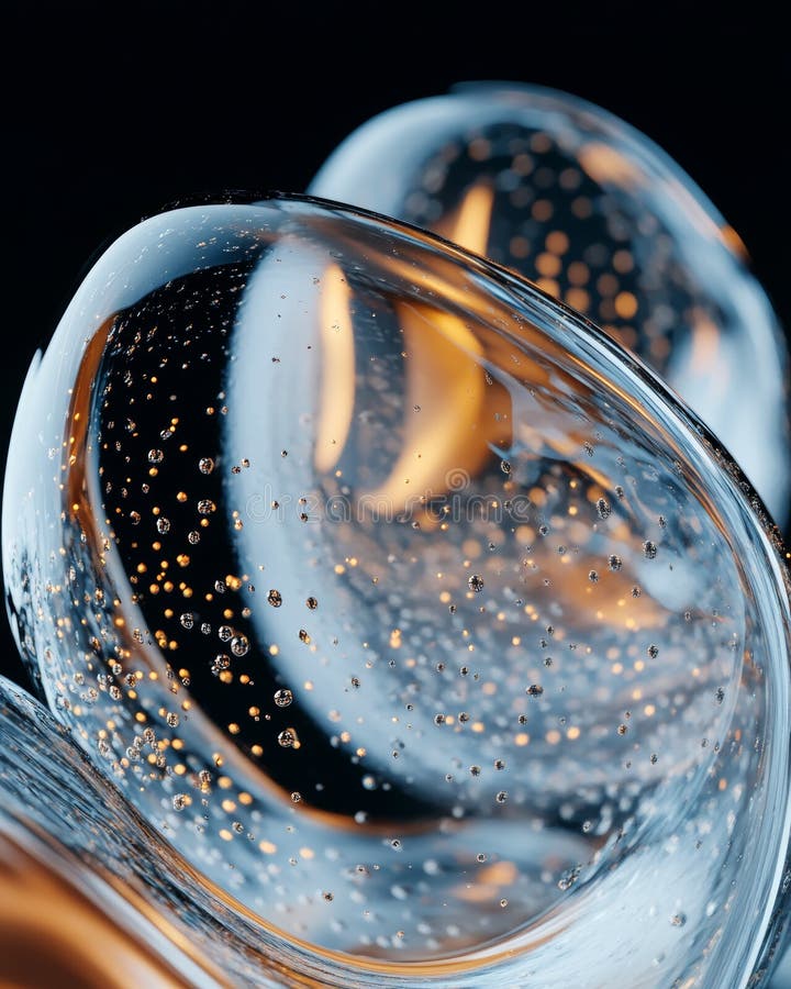 A Vividly Realistic Close-up of Complex Digital Patterns and Glowing ...